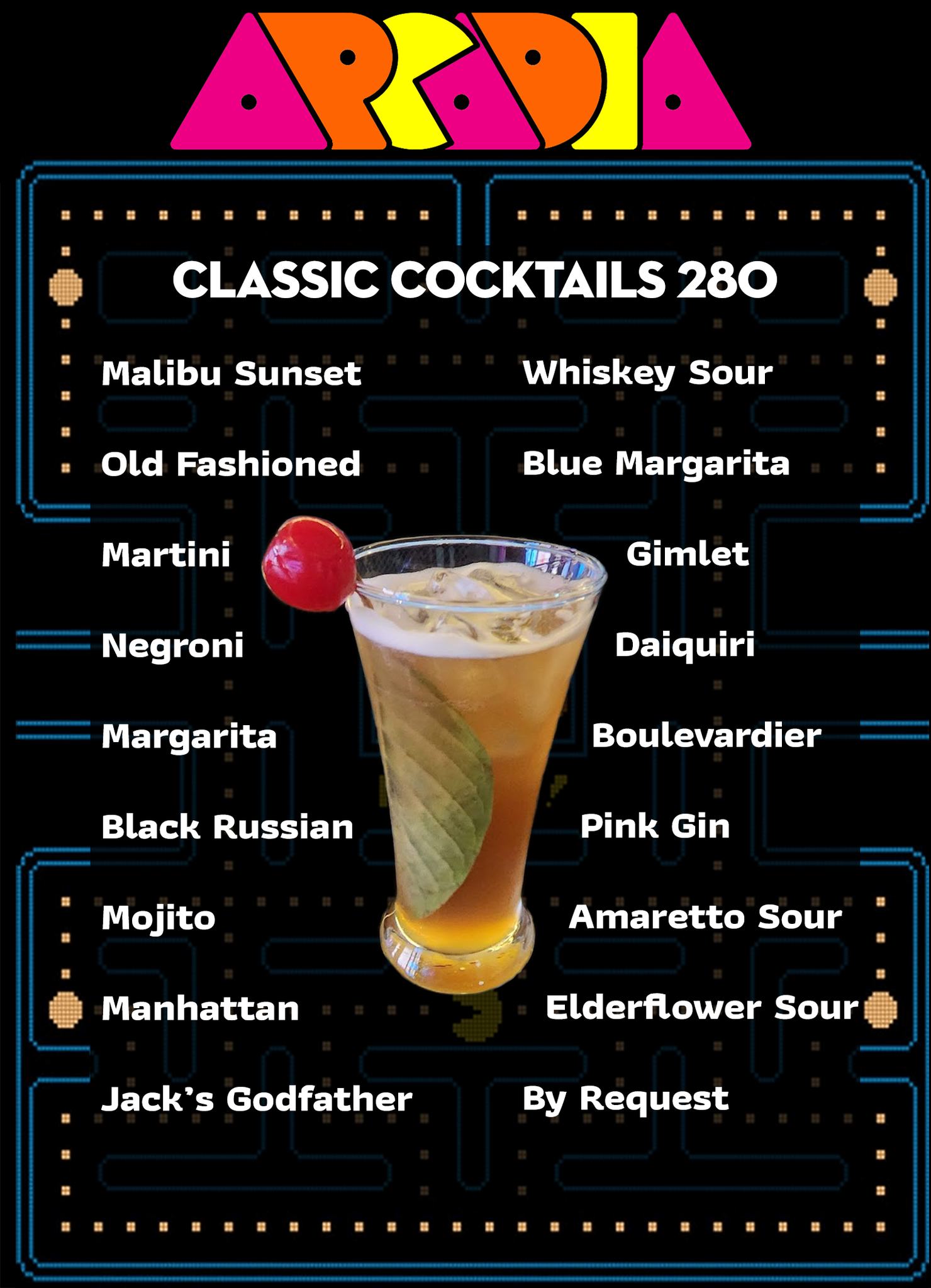 arcade games cocktails bangkok